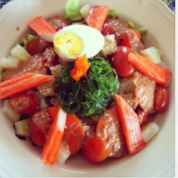 Japanese salad - รูปภาพร้าน บ้านกลางเวียง ใน พระสิงห์ เชียงใหม่ ...