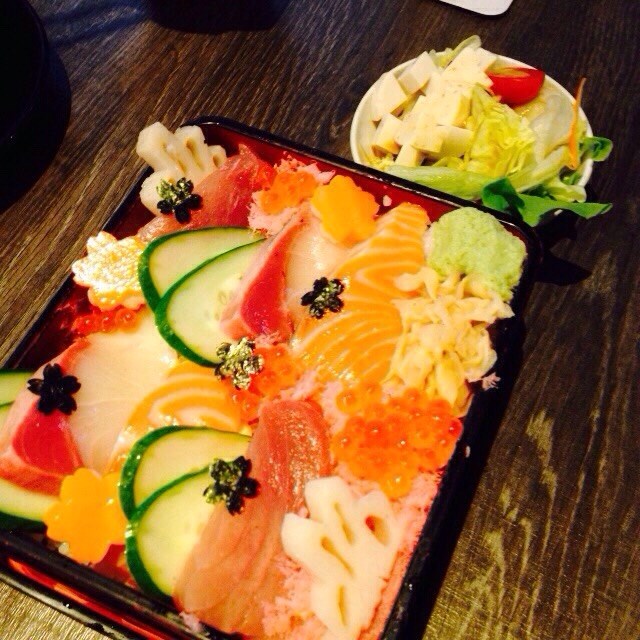 Salmon Don Set - Zen Japanese Restaurant (เซน)'s photo in Amphoe Pak ...