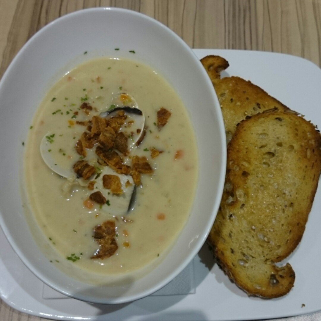 Clam chowder with toast - The House Of Robert Timms's photo in City ...