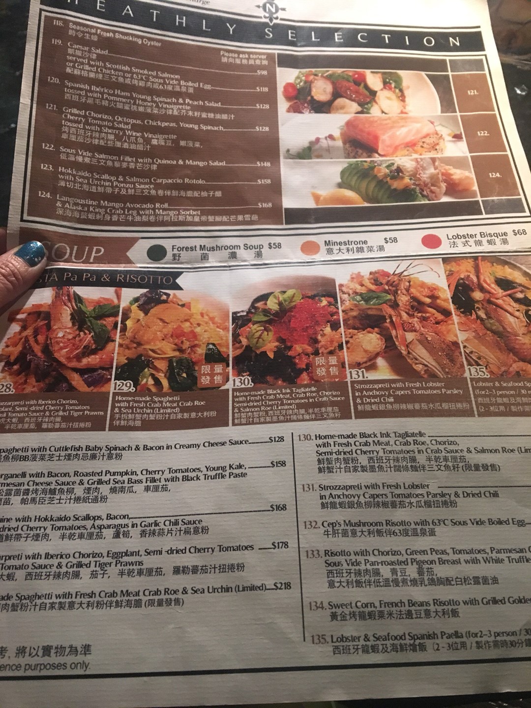 M1 Bar的餐牌 – 香港尖沙咀的西式酒吧 | OpenRice 香港開飯喇